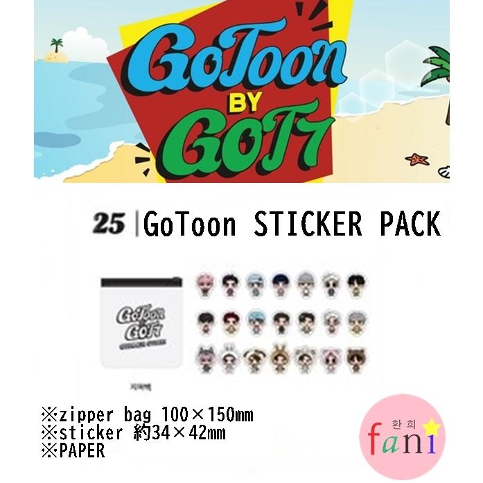 GOT7 GoToon STICKER PACK / GoToon BY GOT7 SUMMER STORE OFFICIAL GOODS ...