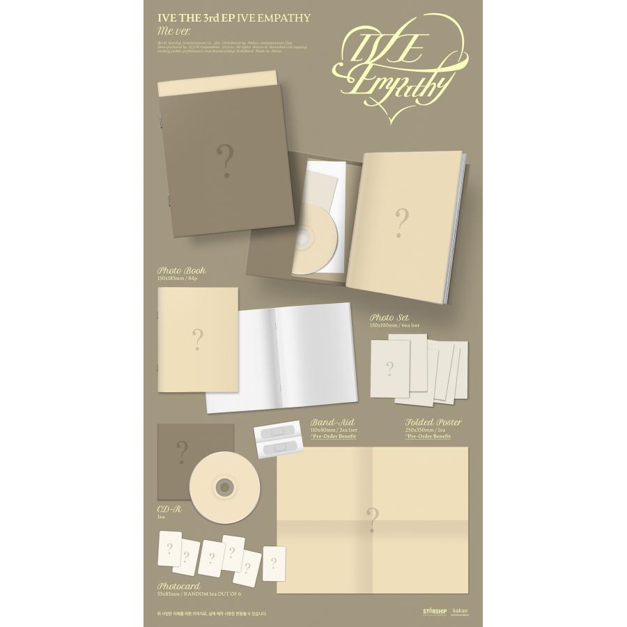 WITHMUU特典フォトカード付!! IVE - EMPATHY (Me / You / And us ver.)/ 3rd EP ALBUM / アイヴ : ive-empathy : 韓流 ...