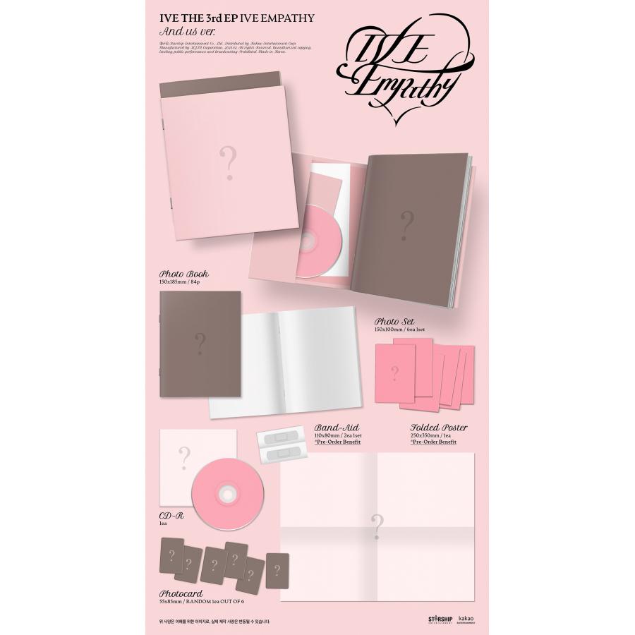 WITHMUU特典フォトカード付!! IVE - EMPATHY (Me / You / And us ver.)/ 3rd EP ALBUM / アイヴ : ive-empathy : 韓流 ...