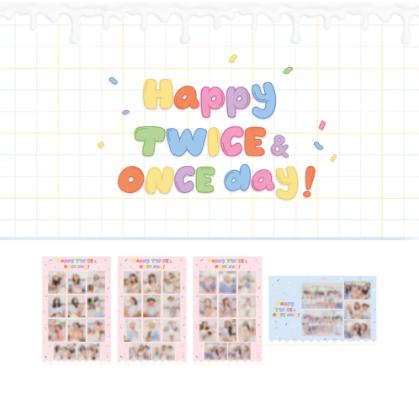 TWICE ステッカーセット [HAPPY & ONCE DAY!] / STICKER SET 公式グッズ : 韓流shop fani ...