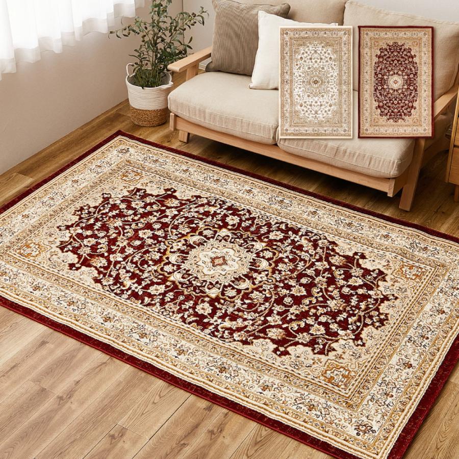 ウィルトンラグ 160×235 cm 約 2.3畳 おしゃれ ホットカーペット 床暖房 ウィルトン織 クラシック 高級 北欧 ポイント利用 : FanRico 収納 寝具 家具インテリア ...