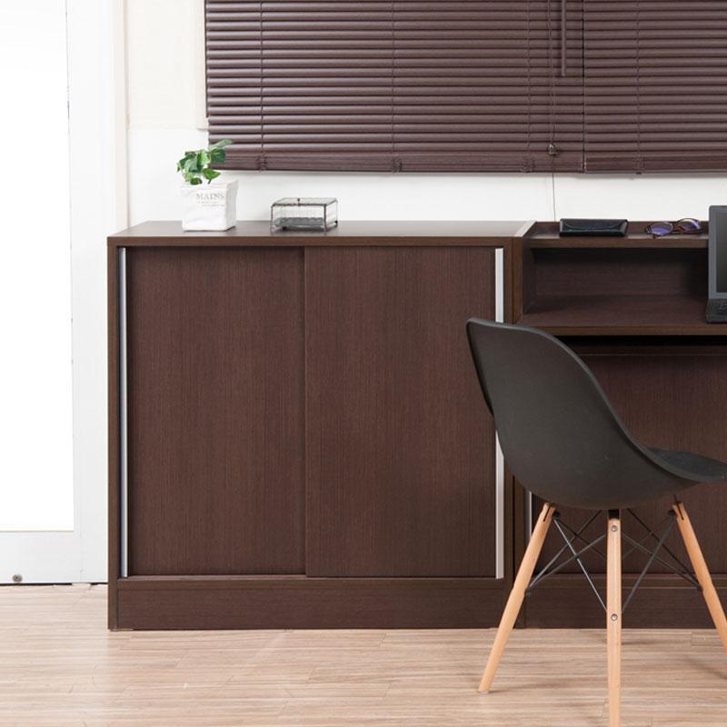 カウンター下収納 90 引戸 ダークブラウン 日本製 完成品 木製 おしゃれ キャビネット 薄型 収納棚 食器棚 リビング ダイニング 新生活 ポイント利用 : FanRico 収納 寝具 ...