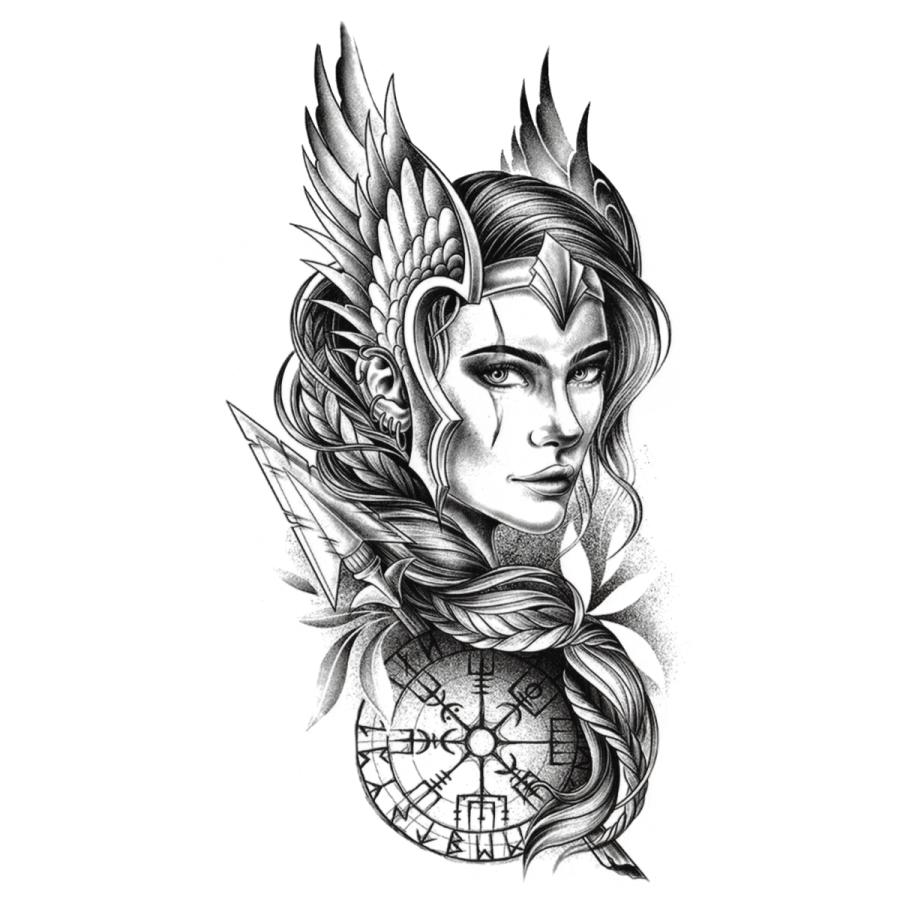 タトゥーシール 美女 hb813【中型・A5】 : The Fantasy - 通販 - Yahoo!ショッピング