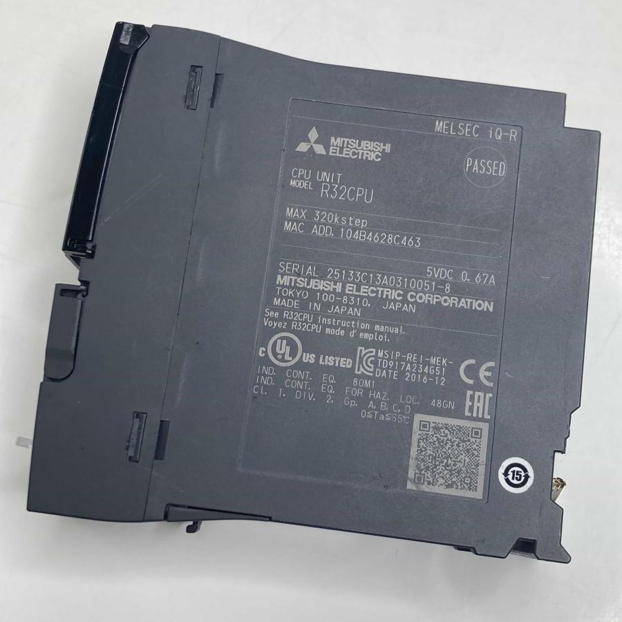 R32CPU 2016年製 MELSEC iQ-Rシリーズ CPUユニット 箱なし・内袋あり 三菱電機 PLC (10311) : FAPサポ ...