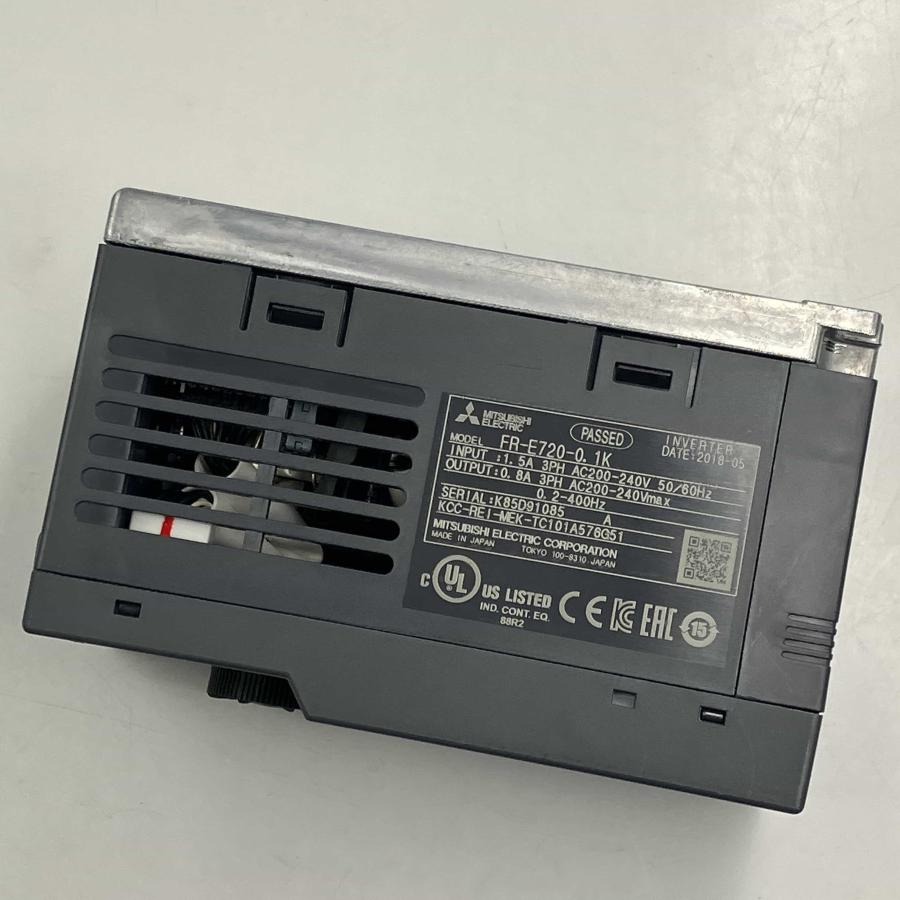 FR-E720-0.1K 2018年製 インバータ FREQROL 三菱電機 インバーター (10936) : FAPサポタス - 通販 ...