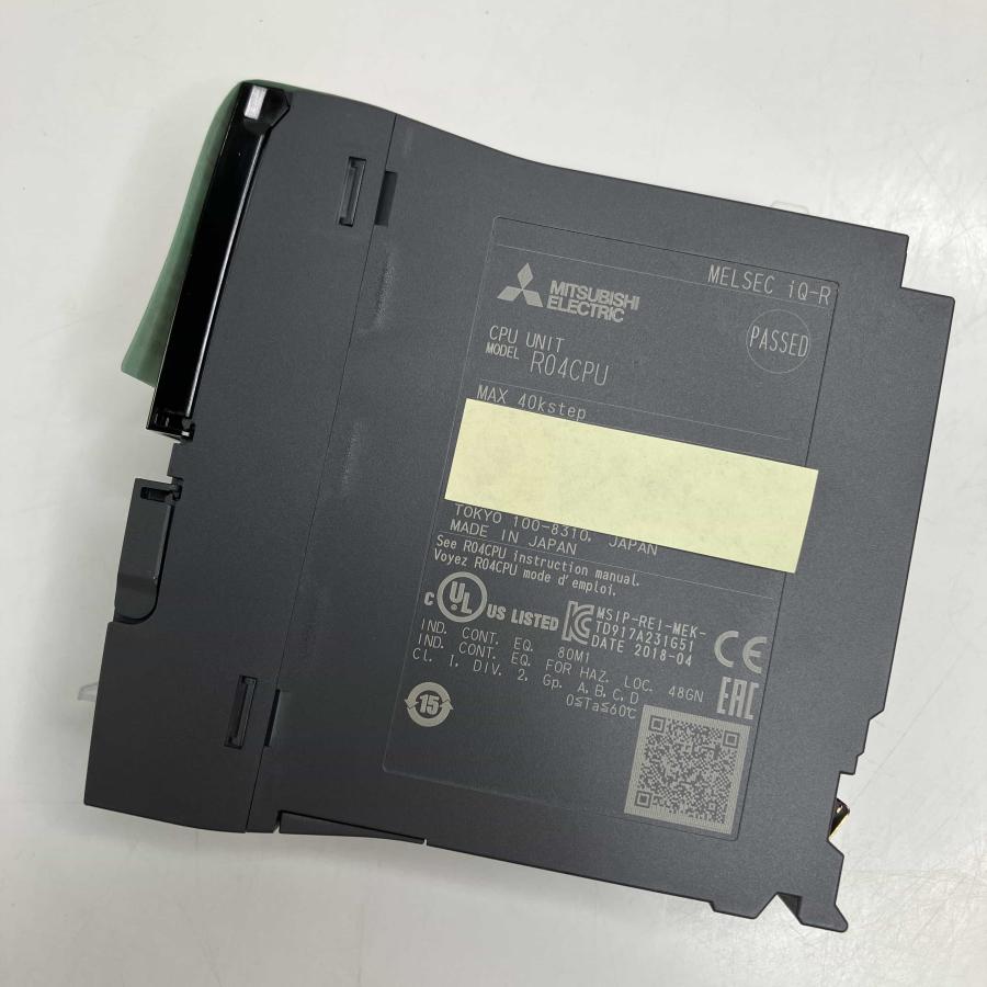 R04CPU 2018年製 内袋なし MELSEC iQ-R シーケンサCPUユニット 三菱電機 PLC (11109) : FAPサポタス ...