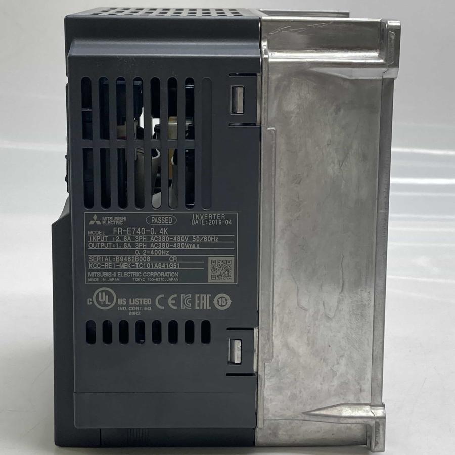 FR-E740-0.4K 2019年製 ビス印字 インバータ FREQROL 三菱電機 インバーター (11141) : FAPサポタス ...