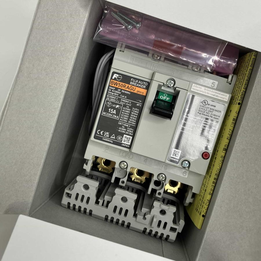 BW50RAGU-3P015A 配線用遮断器 富士電機 漏電遮断器 (11203) : FAPサポタス - 通販 - Yahoo!ショッピング