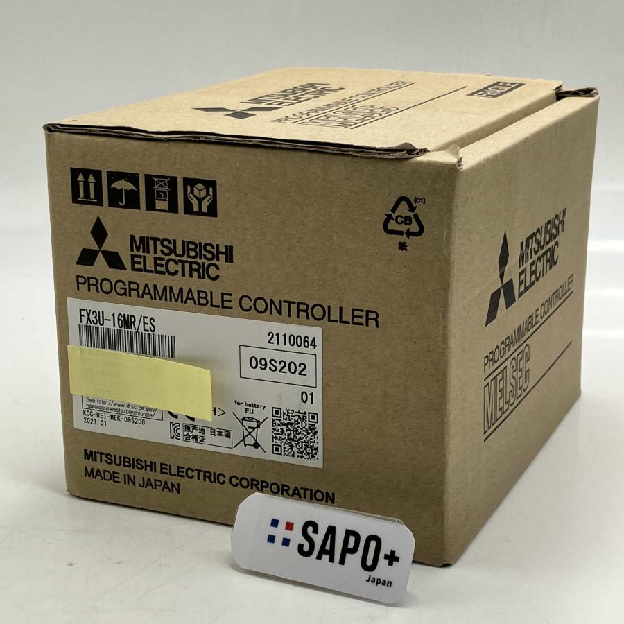 FX3U-16MR/ES 2021年製 FX3Uシリーズ CPUユニット 三菱電機 PLC (11294) : FAPサポタス - 通販 ...