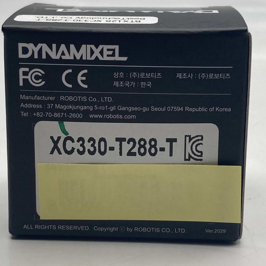 XC330-T288-T（未開封）箱印字有 サーボモジュール ダイナミクセル サーボモーター (11499) : FAPサポタス - 通販 ...