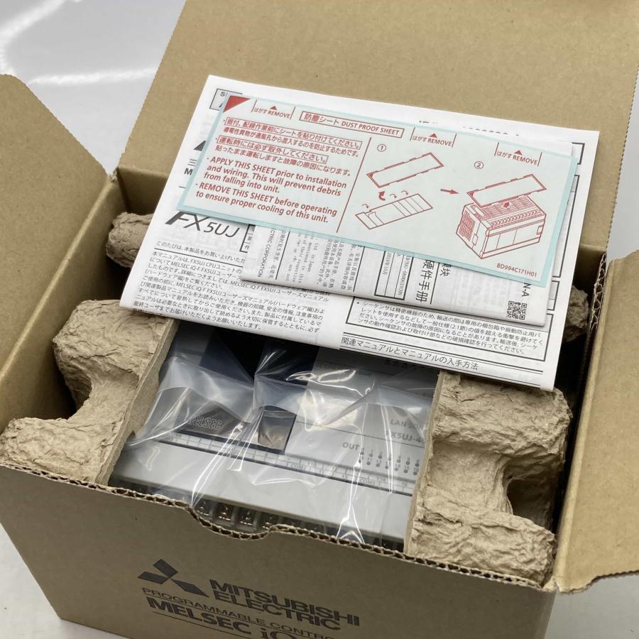 FX5UJ-40MT/ES 2020年製 MELSEC iQ-F FX5UJシリーズ CPUユニット 三菱電機 PLC (11715 ...