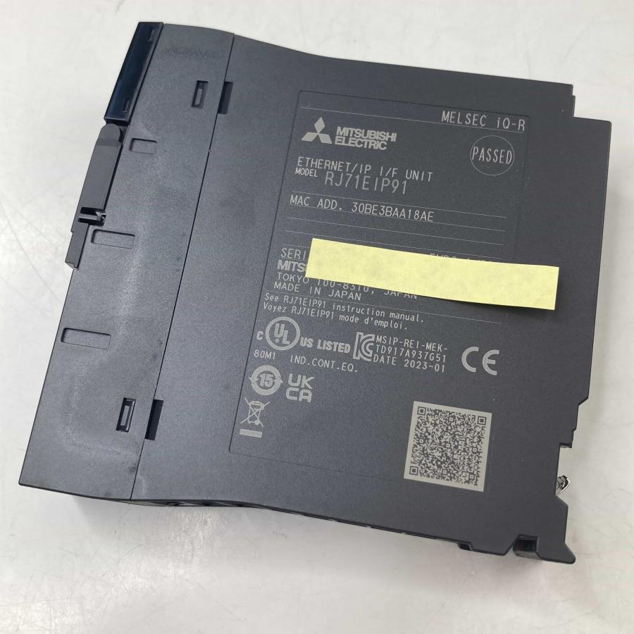 RJ71EIP91 2023年製 美品/取付のみ シーケンサ MELSEC iQ-Rシリーズ イーサネットユニット 三菱電機 PLC ...