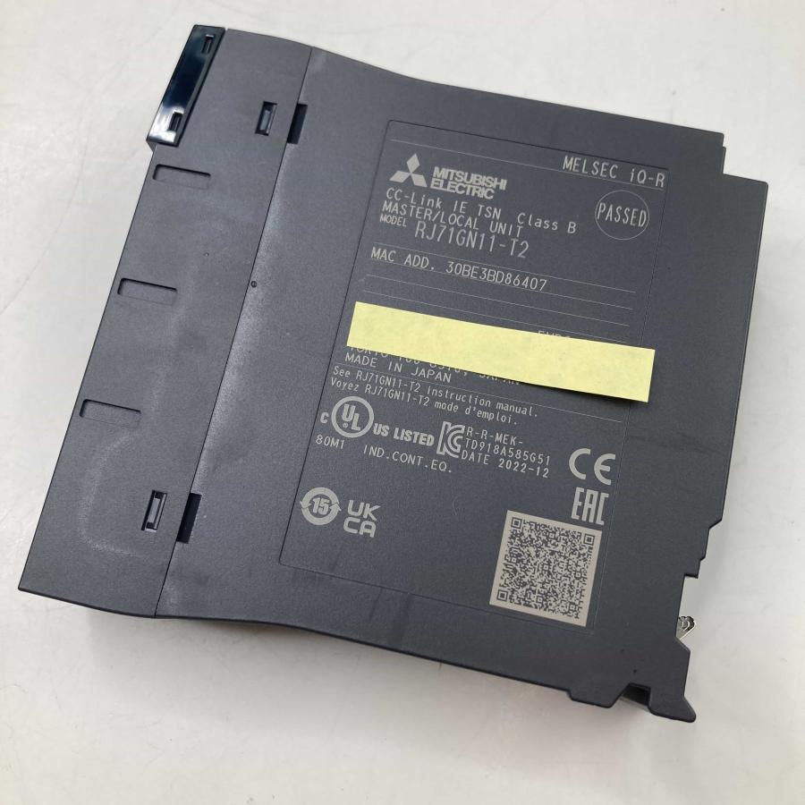 RJ71GN11-T2 2022年製 美品/取付のみ シーケンサ MELSEC iQ-Rシリーズ CC-Link IEフィールドネットワーク ...