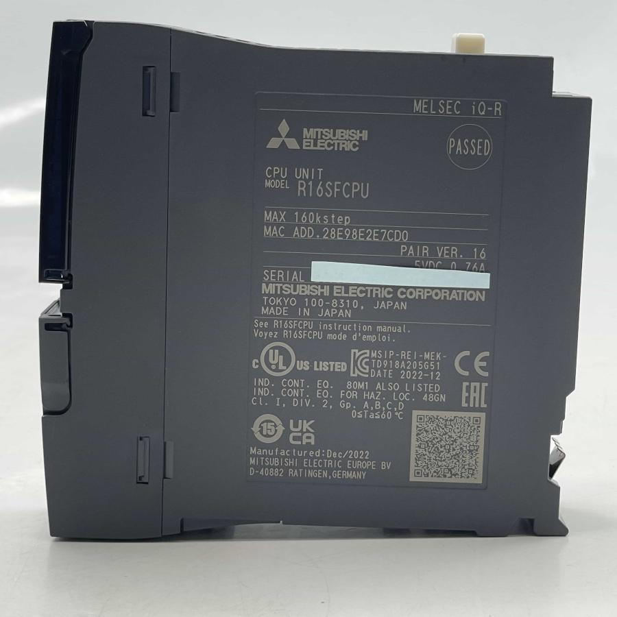 R16SFCPU-SET 2022年製 取付のみ シーケンサCPUユニット 三菱電機 PLC (11925) : FAPサポタス - 通販 ...