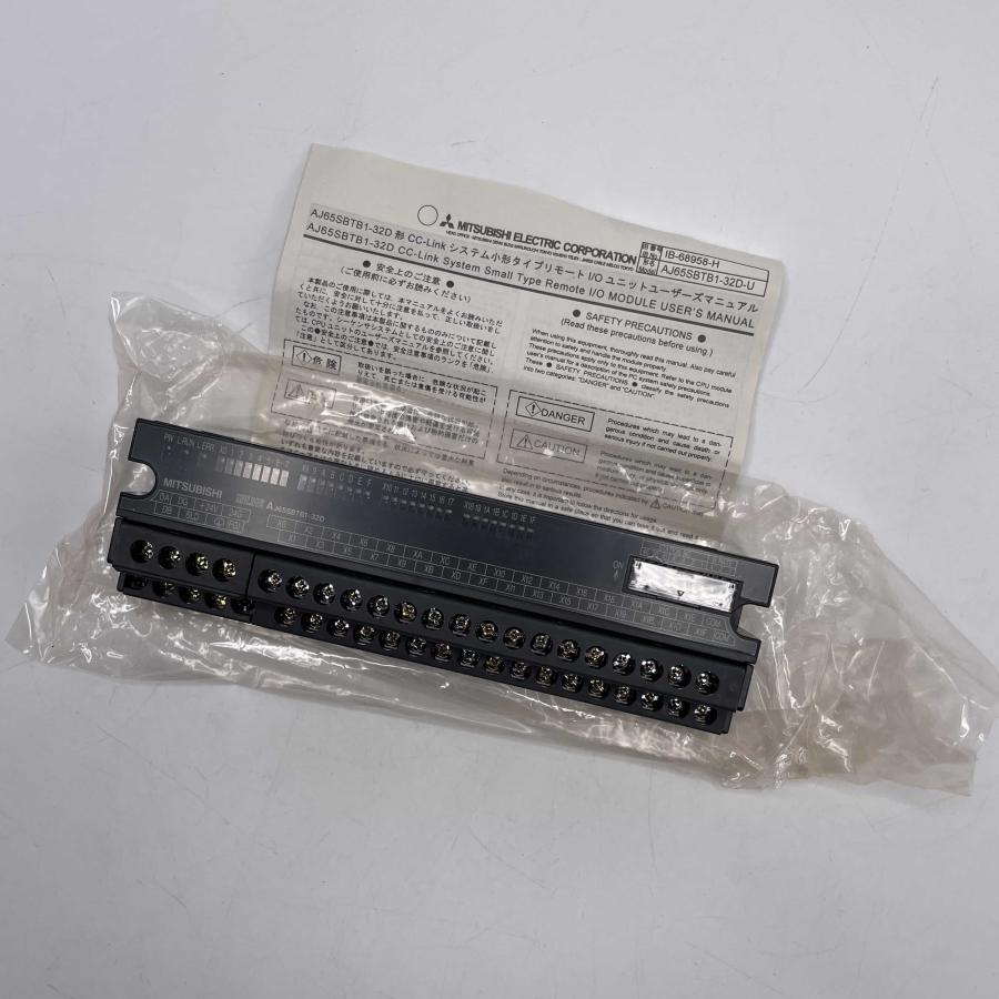 AJ65SBTB1-32D 2005年製 開封済/印字有/内袋開封済/シール跡有 リモートI/Oユニット 三菱電機 PLC (12469 ...