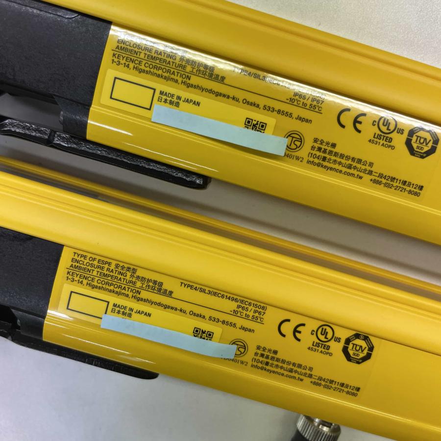GL-R64H (GL-RB01,GL-RA1280付属) 付属品無/説明書無 セーフティライトカーテン キーエンス ライトカーテン ...