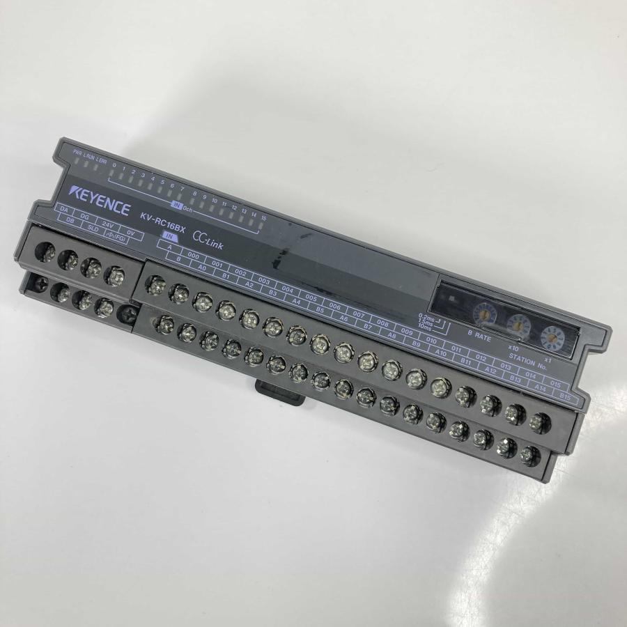 KV-RC16BX プログラマブルコントローラ KV-8000 シリーズ 16点 中継機能付ネジ端子台入力 キーエンス PLC(5084 ...