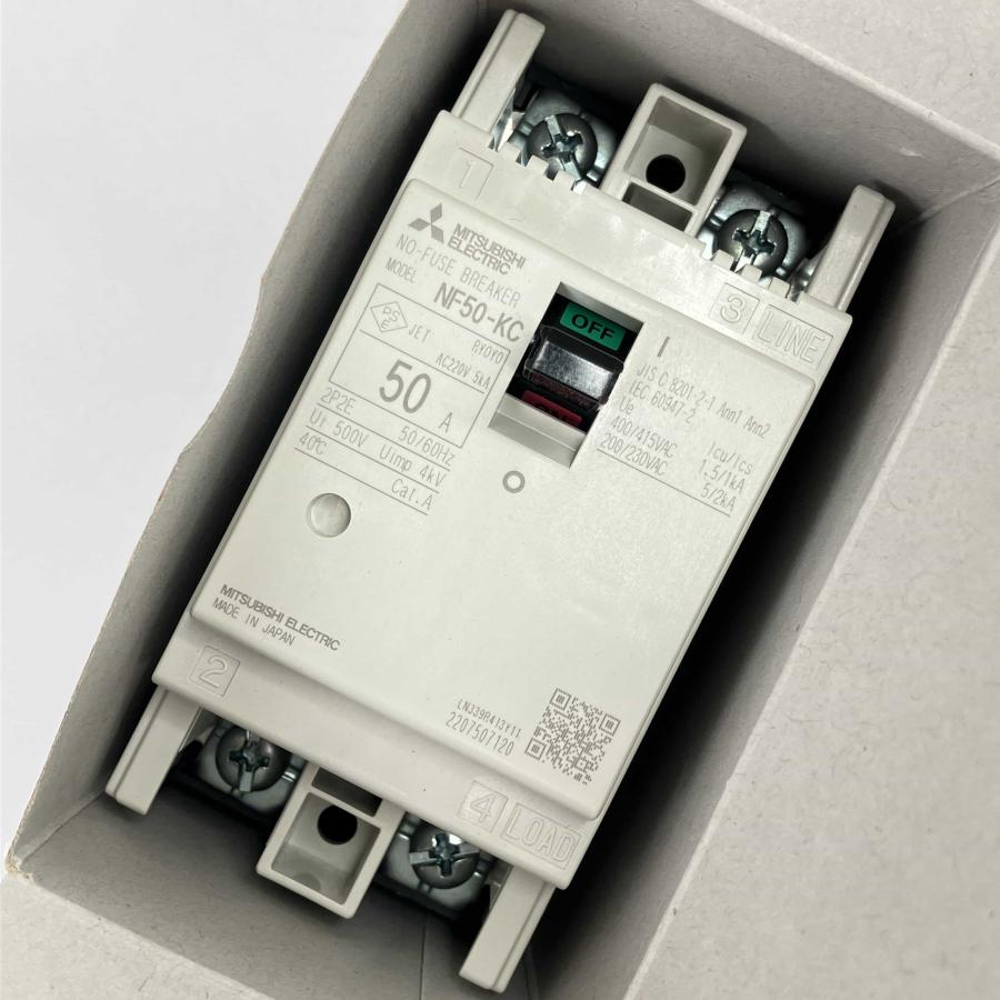 NF50 KC 2P 50A 低圧遮断器 WS-Vシリーズ NF-KC 分電盤用・制御盤用ノーヒューズ遮断器 三菱電機 漏電遮断器(5378) : FAPサポタス - 通販 - Yahoo ...