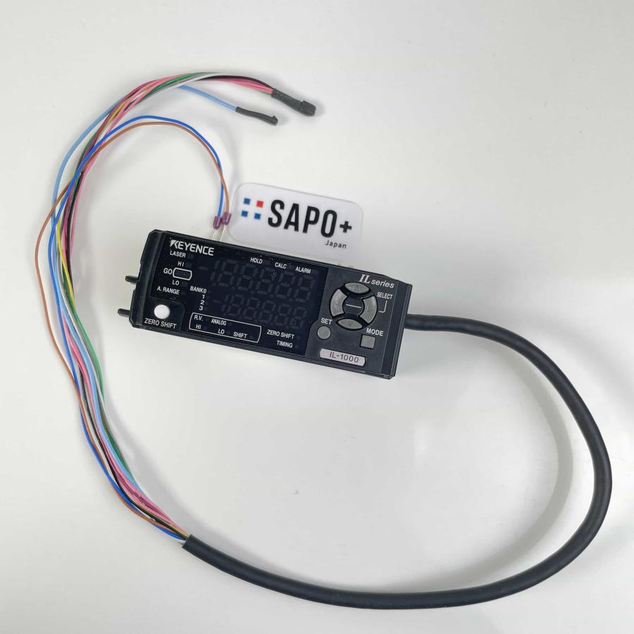 IL-1000 2016年製 カバー無し CMOSレーザアプリセンサ IL シリーズ アンプユニット DINレール取付タイプ キーエンス ...