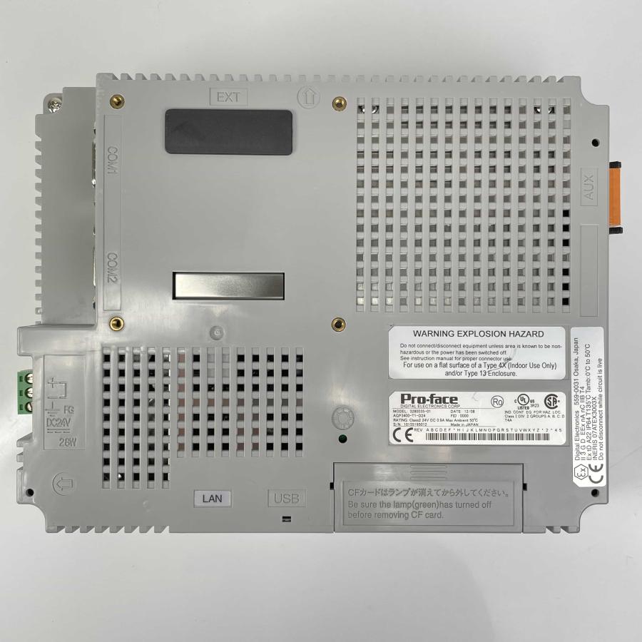 AGP3400-T1-D24 2008年製 プログラマブル表示器 GP3000シリーズ pro-face タッチパネル (8688 ...