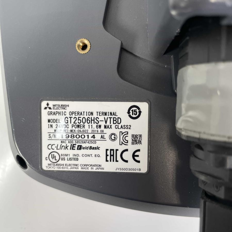 GT2506HS-VTBD GT16H-CNB-42S 2019年製 テープ有り GOT2000シリーズ GT25ハンディモデル 三菱電機 ...