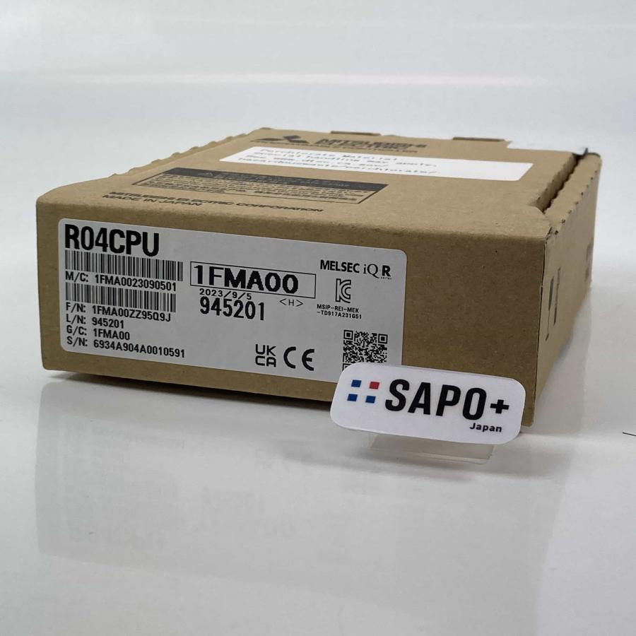 R04CPU 2023年製 MELSEC iQ-Rシリーズ シーケンサCPUユニット 三菱電機 PLC (8878) : FAPサポタス ...