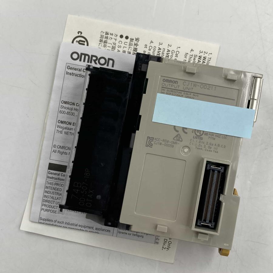 CJ1W-OD211 箱印字あり CJ1シリーズ 出力ユニット（DC出力 16点） オムロン PLC (9298) : FAPサポタス ...
