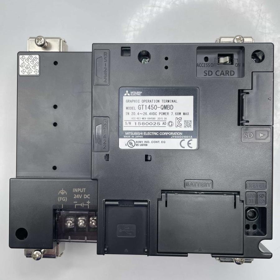 GT1450-QMBD 2015年製 GOT1000シリーズ グラフィックオペレーションターミナル 三菱電機 タッチパネル (9363 ...