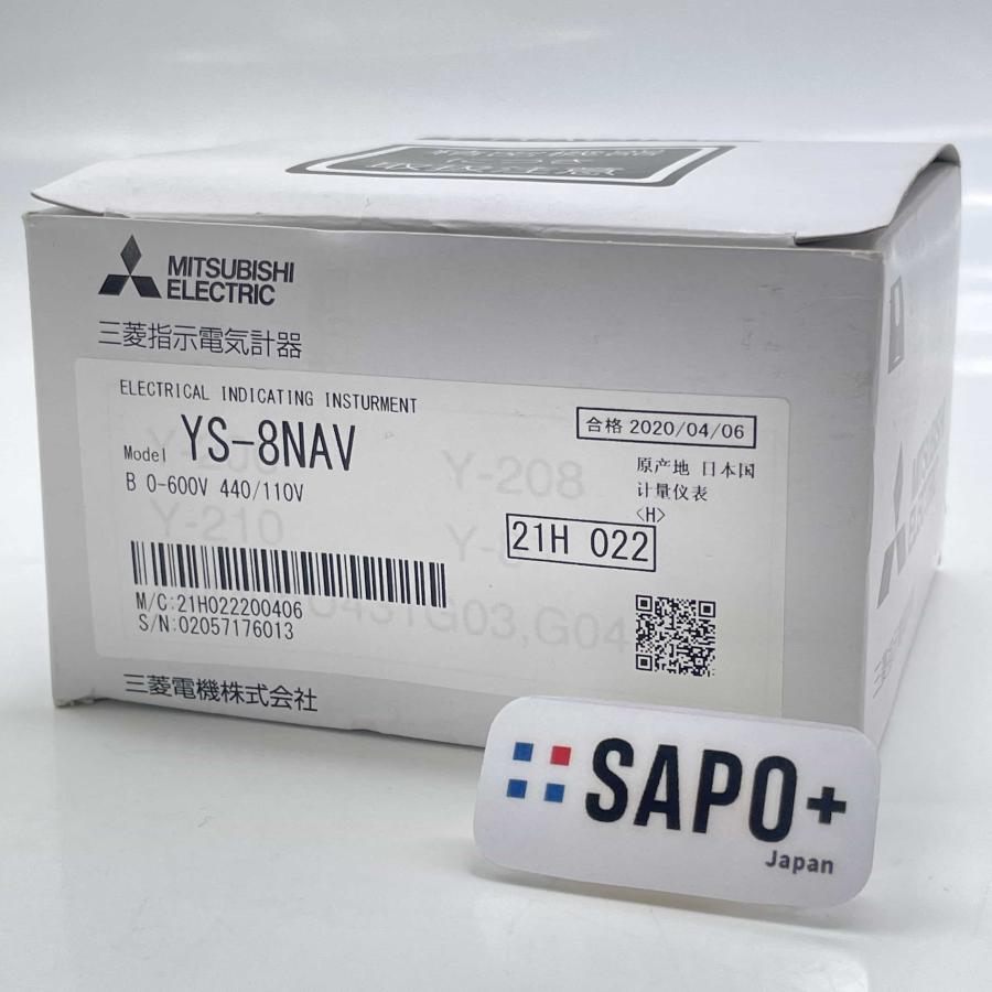 YS-8NAV 0-600V 2020年製 テープ付着跡有り 交流電圧計 三菱電機 センサ/変位計 (9902) : FAPサポタス - 通販 ...