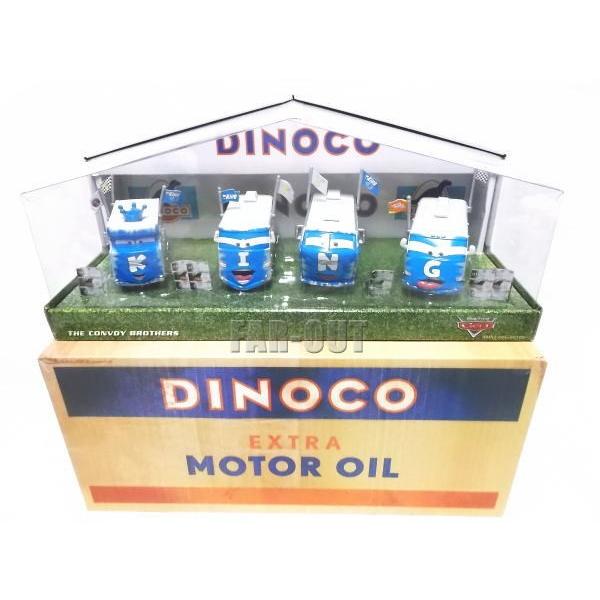 D23 Expo USA 2013 Cars カーズ Dinoco ダイナコ石油 コンボイブラザーズ キャンピングカー メタルダイキャスト 4 ...