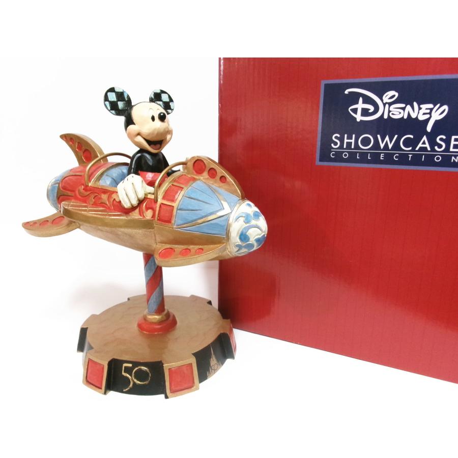 ディズニー・トラディション ミッキー アストロ・オービター アトラクション WDW 50周年記念 Jim Shore ジム・ショア フィギュアリン Astro Orbitor : FAR ...