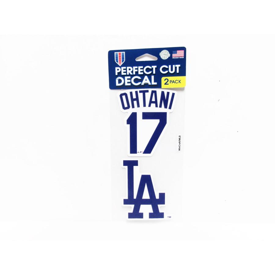 大谷翔平 LA ドジャース デカール ステッカー シール 2枚セット MLB Dodgers Decal Shohei Ohtani ...