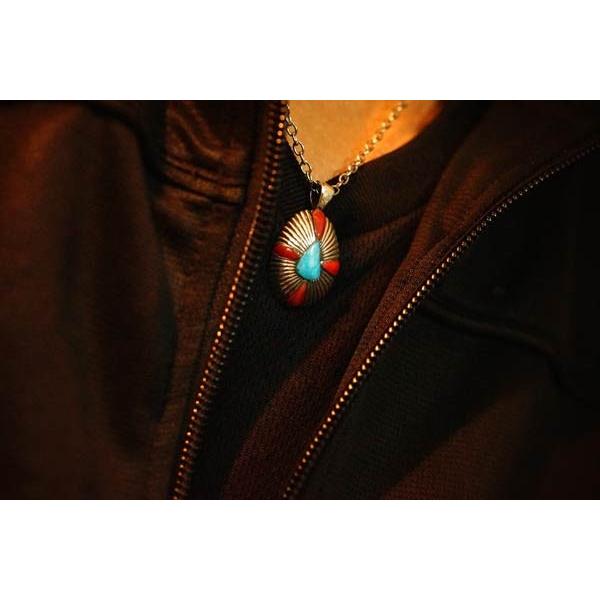Indian Jewelry ターコイズ レッドレジン クロス型デザイン Indian Jewelry ターコイズ レッドレジン クロス型デザイン