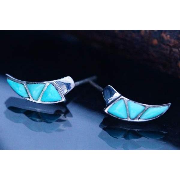 Indian Jewelry インディアンジュエリー 3ターコイズ立体装飾 Indian Jewelry インディアンジュエリー 3ターコイズ立体装飾