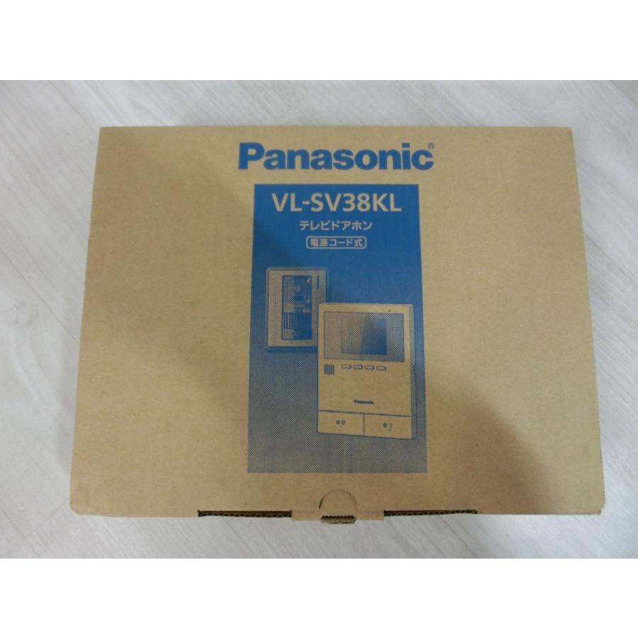 Panasonic（パナソニック） テレビドアホン 電源コード式 3.5型 LEDライト インターホン 火災報知機連動 VL-SV38KL ...
