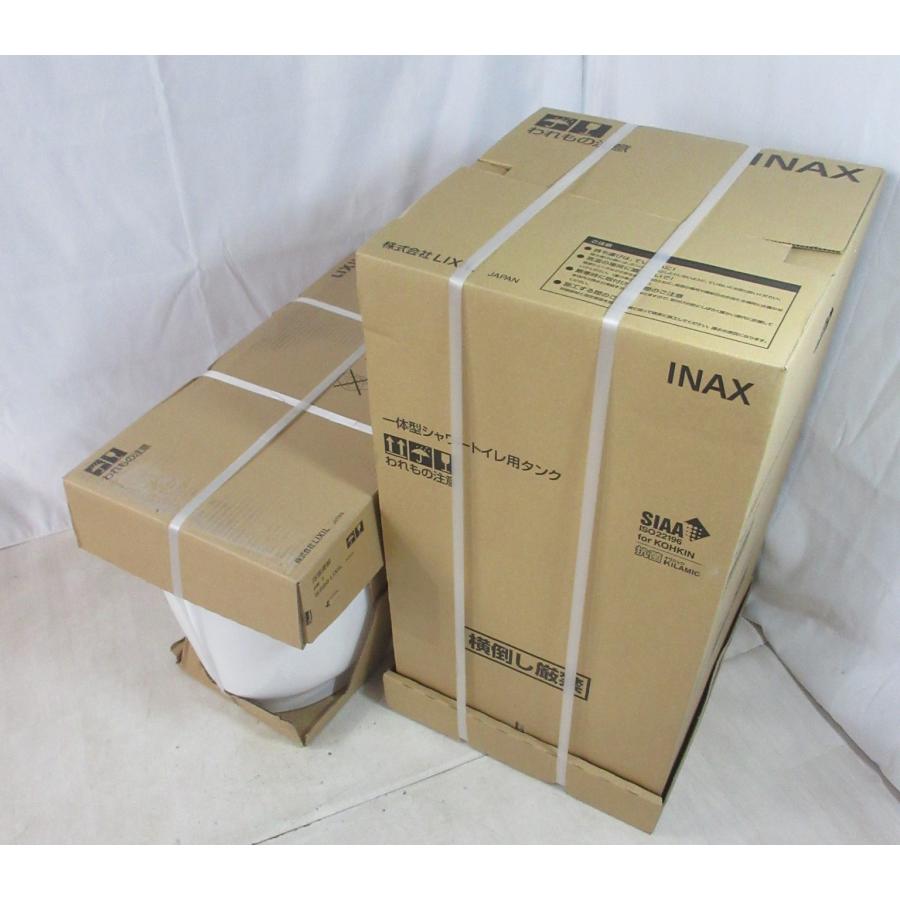 LIXIL 25年製 INAX 一体型トイレ ベーシアハーモL L3G タンクレス オート洗浄 Wパワー脱臭 床排水 DT-BL113GU YBC-BL10SU 新品 [8546 ...