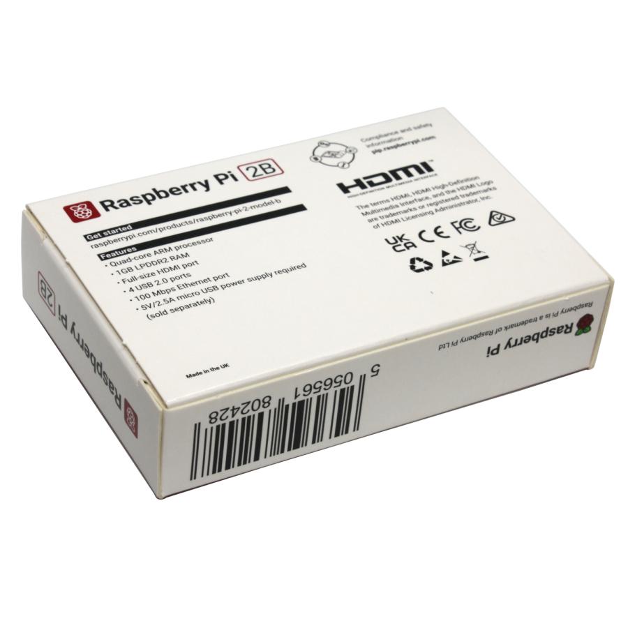 Raspberry Pi 2 Model B V1.1 本体 技適有 ラズベリーパイ2B シングルボードコンピュータ（SBC） : ふぁすと ...