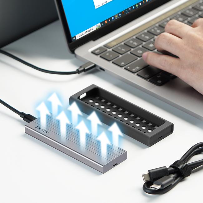Lexar 【正規代理店】LPAE06N-RNBNGLexar E6 M.2 SSD Enclosure NVMe SSD外付けケース ...