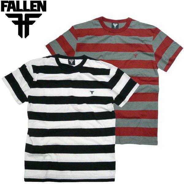新作 FALLEN STRIPED ボーダーTシャツ フォールン カットソー アメカジ スケートシューズ スケーター ビンテージ ファーレン ...