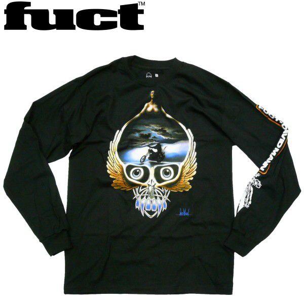 FUCT【ファクト】STONER SKULL ロンティー DAVID MANN Free&Easy イージーライダー BIKE バイカー ...