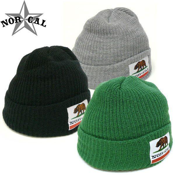 NORCAL REPUBLIC #2 ニットキャップ ノーカル ビーニー SKATE SK8 アメカジ スケボーショップ スケーター 熊 ...