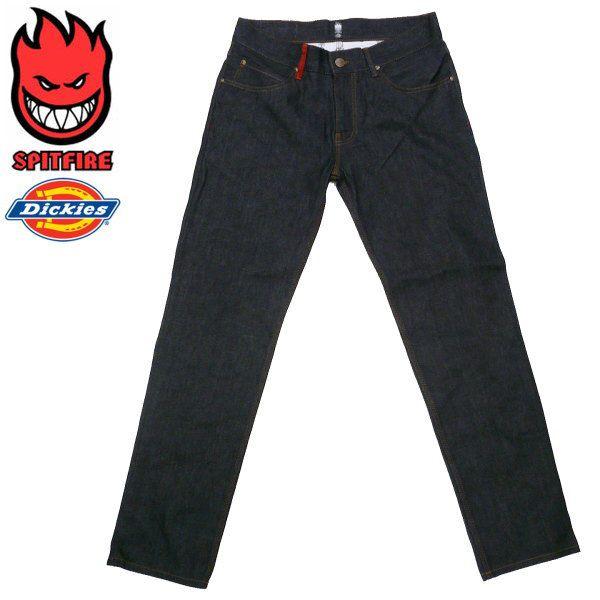 Dickies（ディッキーズ） SPITFIRE スピットファイヤー 新入荷 限定コラボ SPITFIRE x DICKIES デニムパンツ ...