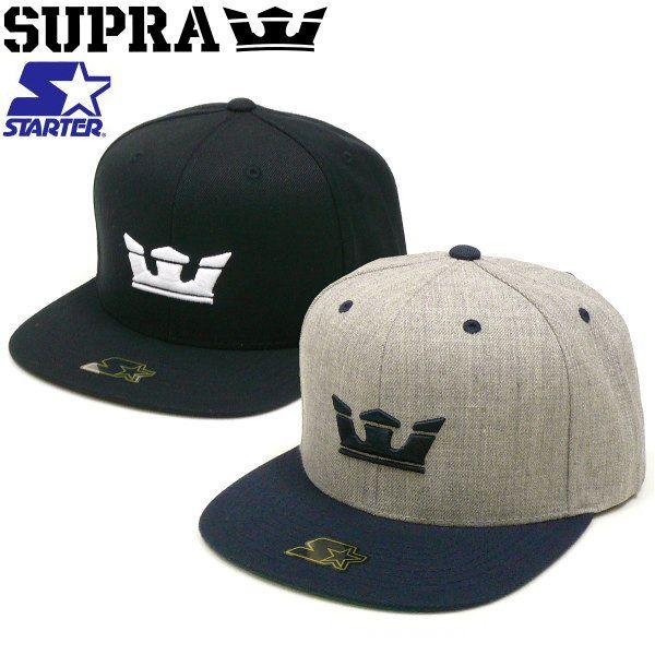 SUPRA FOOTWEAR スープラ STARTER SNAPBACK CAP スナップバック スケボーショップ スケーター ラッパー ...