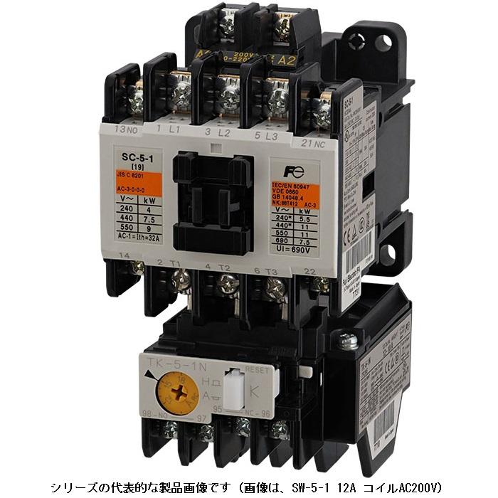 富士電機 SW-5-1 主回路AC200V 2.2KW コイルAC200V 1A1B :0020207:FA-Ubon Yahoo!店 - 通販 - Yahoo!ショッピング