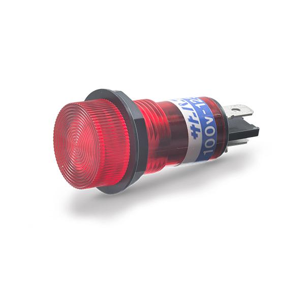 サトーパーツ BN-2-1-R ネオンブラケット 取付穴φ15 AC100V〜125V はんだ付け・187タブ端子 赤 : FA-Ubon Yahoo!店 - 通販 - Yahoo!ショッピング