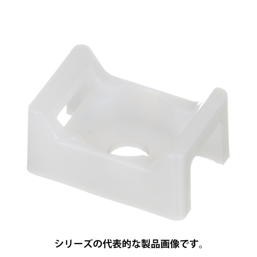 パンドウイット TM2S8-C（100個入）ナイロン66 タイマウント 結束バンド固定具 結束バンド幅2.3〜4.8mm : FA-Ubon ...