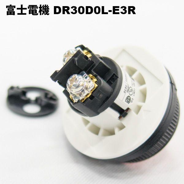 富士電機 DR30D0L-E3R（赤）φ30丸フレーム表示灯 ドーム形 LED AC/DC24V : FA-Ubon Yahoo!店 - 通販 ...