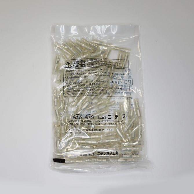 ニチフ PC 4009-F-CLR（透明）(100PCS/1) 差込形ピン端子（PC形） : FA-Ubon Yahoo!店 - 通販 - Yahoo!ショッピング