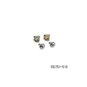 日東工業 RD751-518（50個入） システムレール角穴用 ゲージナット・ねじセット（50ヶ入り）M5用ねじ (M5×18)付 : FA-Ubon Yahoo!店 - 通販 - Yahoo ...