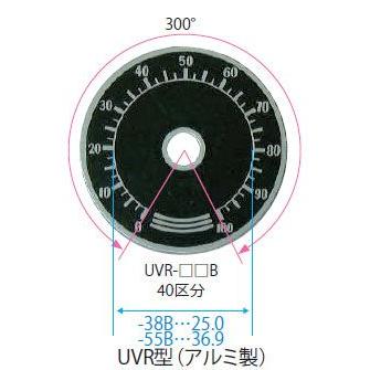Ubon（ユーボン） UVR-N38B 直径38φ ボリュームスイッチ用銘板 : FA-Ubon Yahoo!店 - 通販 - Yahoo ...
